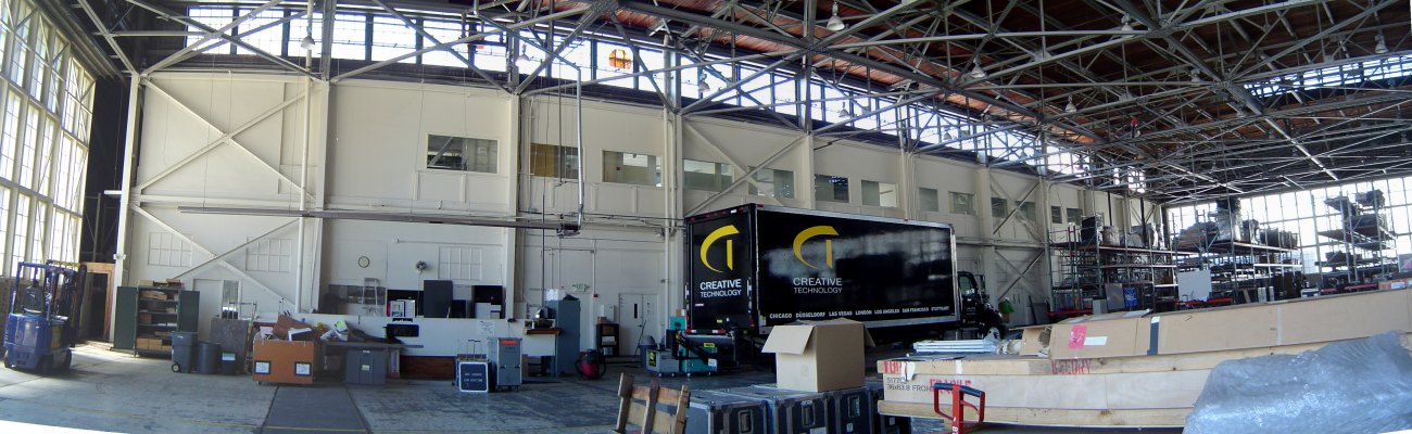 Photo of Inside VSF-1 Hangar 22 Naval Air Station Alameda (NAS Alameda ...